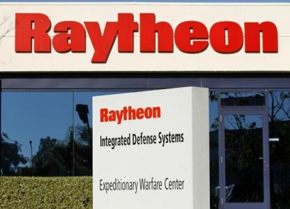 One of Raytheon’s Integrated Defense buildings is seen in San Diego ...