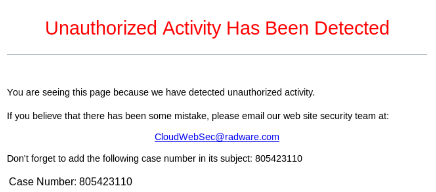 Web Application Layer Firewalling with Radware AppWall – The Security Blogger