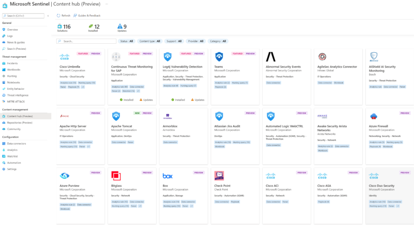 Microsoft Sentinel First Look – XDR SIEM SOAR 101 – The Security Blogger